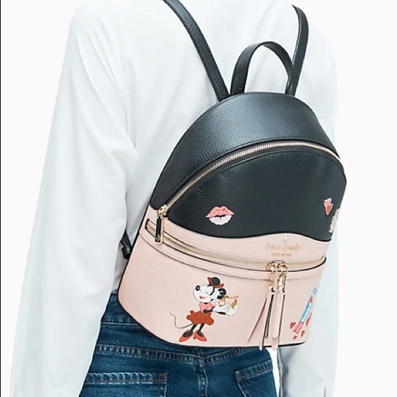 kate spade | Bags | Disney X Kate Spade Minnie Mouse Medium Backpack ...
